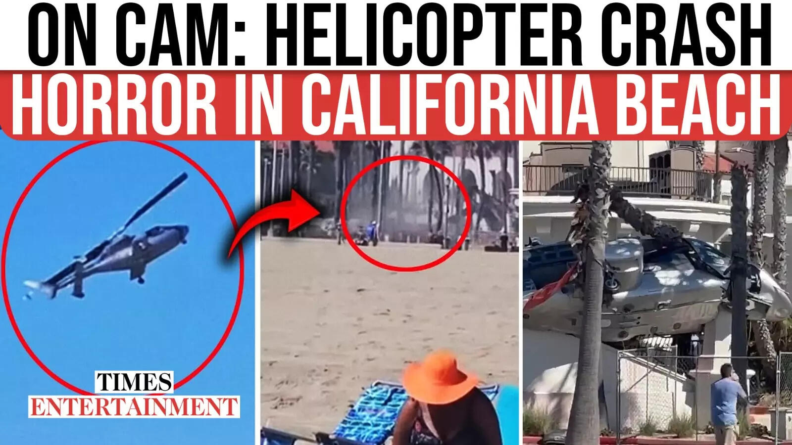 Chopper Horror In California: US Helicopter Spins, Crashes Into Palms