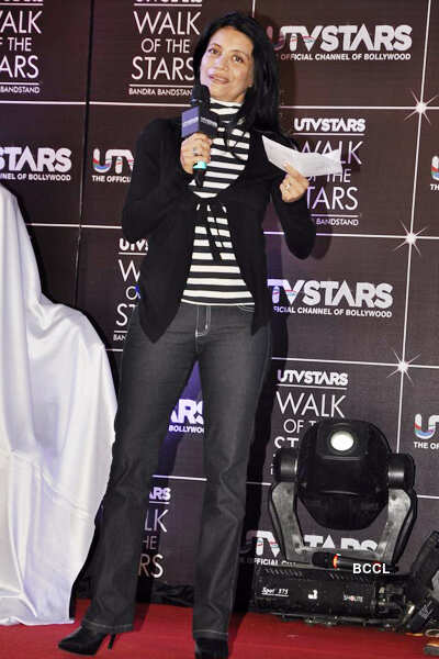 Zarina Mehta during the launch of UTV Stars 'Walk Of The Stars' at Taj ...