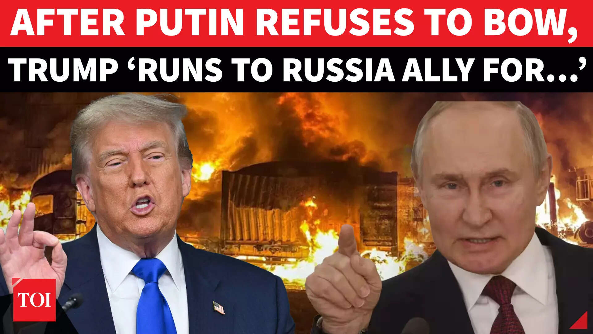 Trump Fails To Convince Putin On Ending War, Knocks Door Of Russia's ...