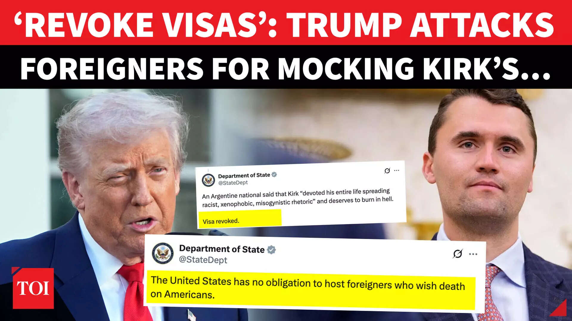 Visas Revoked! US State Dept ‘Names & Shames’ Foreign Nationals Mocking ...