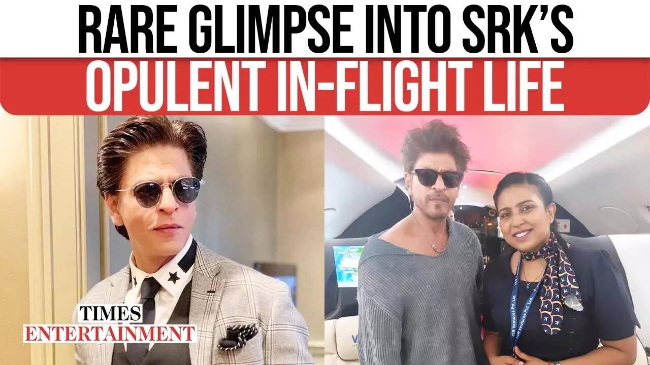 Shah Rukh Khan Gets A Picture Clicked With Fan Inside Private Jet, Fans ...