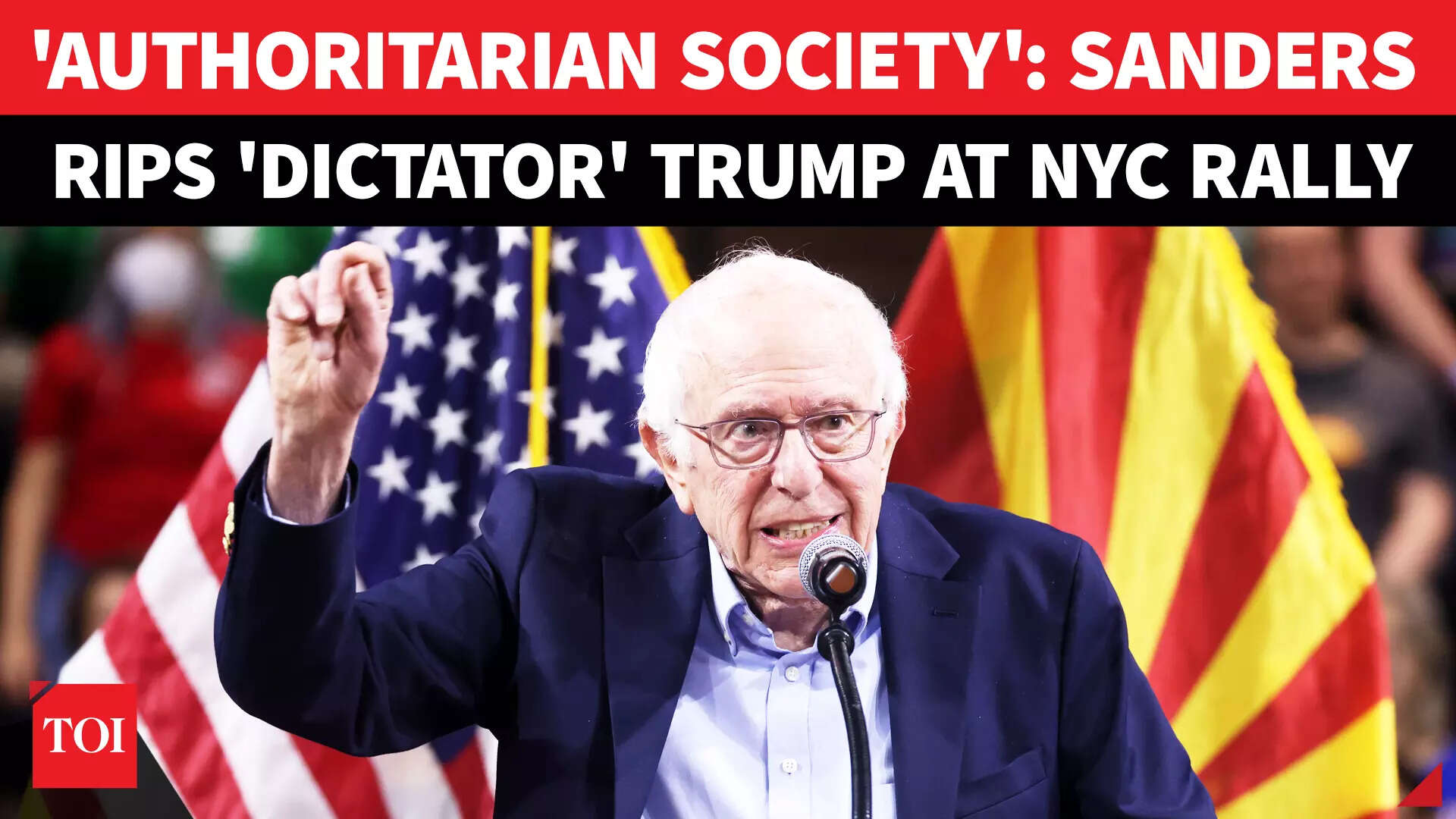 Trump BOOED At NYC Rally As Bernie Sanders GOES OFF On 'American ...