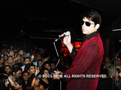 Gohar Mumtaz of band JAL during his performance at Capitol