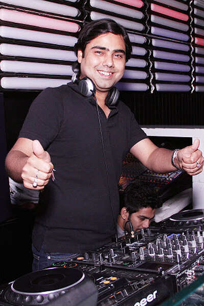 DJ Amit B during a bash at Hype.