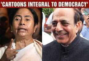 Cartoon row: Trivedi opposes Mamata's view