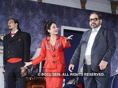 Rahul Karan Batra and Aamir Raza Husain with another cast member ...