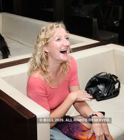 Laura at IPL finale party, held at Striker, Delhi, NCR.