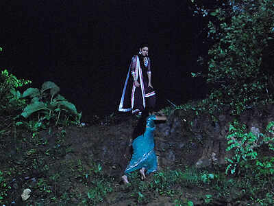 A still from the movie 'Amrit Manthan'.