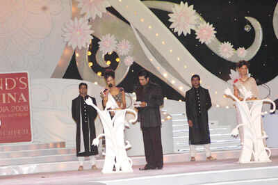 Contestants at the Pond’s Femina Miss India Final pageant on Saturday ...