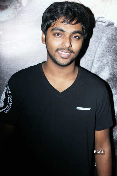 GV Prakash poses during the trailer launch of movie 'Thandavam', held ...
