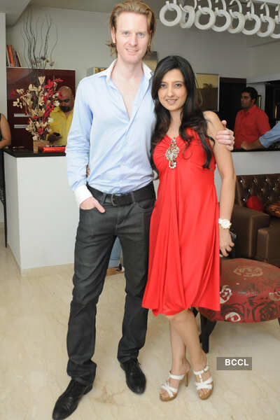 Alex O'Neil and Amy Billimoria during Amy's Novroze bash held at their ...