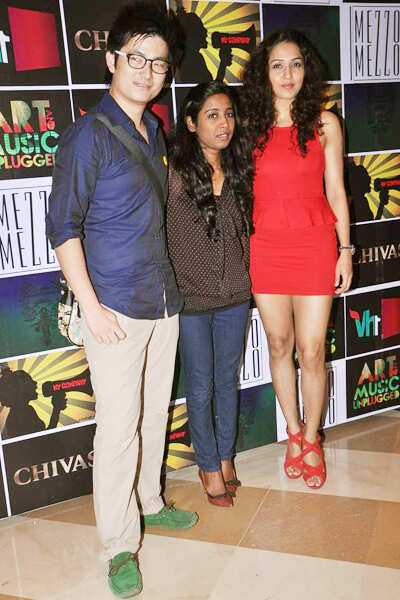 Meiyang Chang, Shilpa Rao and Neeti Mohan during 'Chivas Art & Music ...