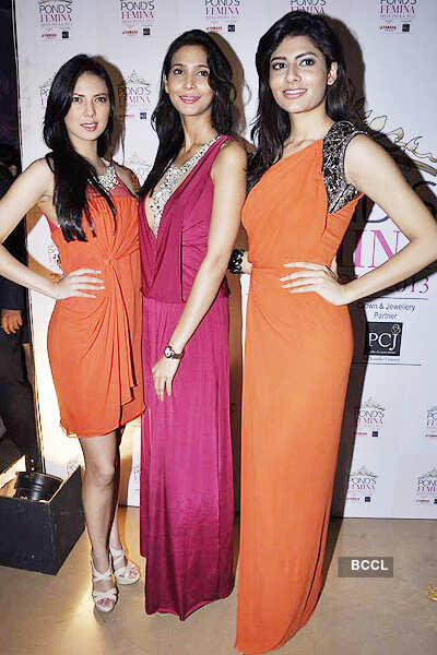 Vanya Misha, Prachi Mishra and Rochelle Maria Rao during Ponds Femina ...