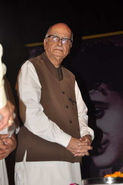 LK Advani during an event in memory of late Bollywood actor Dev Anand ...