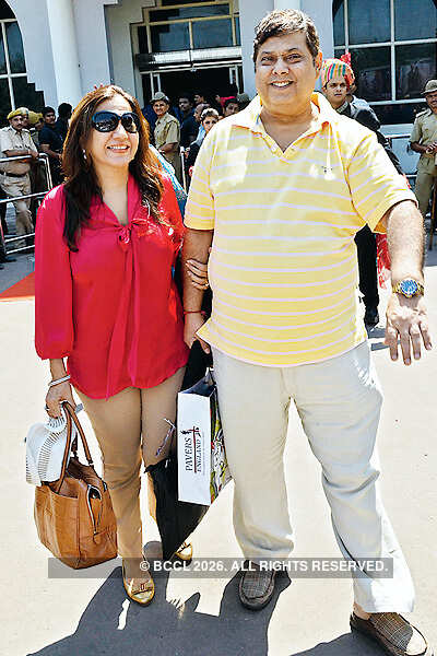 Lara Dutta and Mahesh Bhupathi arrive for Kishore Lulla’s daughter ...