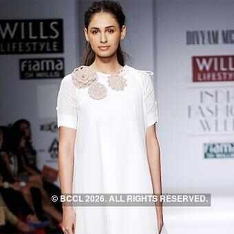 Hasleen Kaur at Wills Lifestyle India Fashion Week 2012