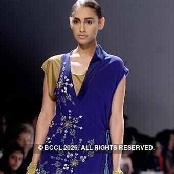 Hasleen Kaur at Wills Lifestyle India Fashion Week 2012