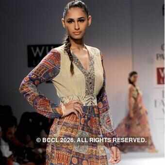 Hasleen Kaur at Wills Lifestyle India Fashion Week 2012