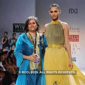 Hasleen Kaur at Wills Lifestyle India Fashion Week 2012