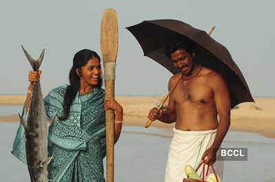 A still from the Tamil movie 'Neerparavai'