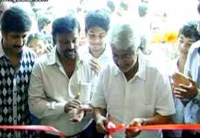 Jayam Raja inaugurates two-wheeler showroom