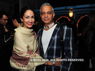 Simar Dugal and Sumant Jayakrishnan during the launch of a new bar at ...