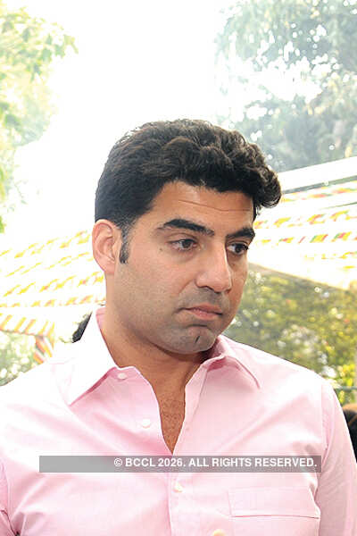 Gaurav Burman during a lunch hosted by Monica and VC Burman for some of ...