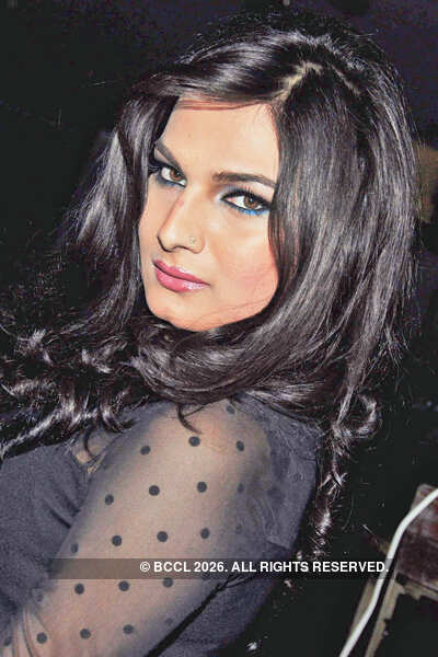 Anandi during the 'Little Black Dress Night' at Anidra, New Delhi