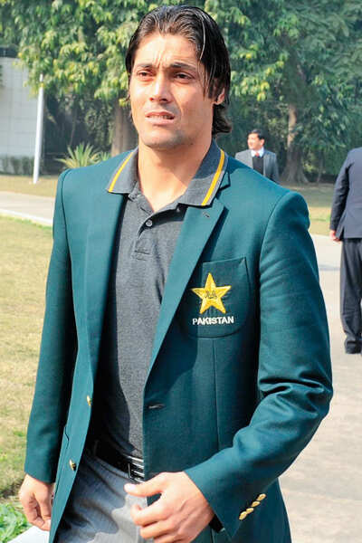 Anwar Ali during the farewell party for the Pakistan cricket team ...