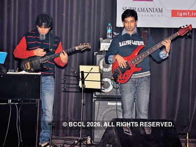 Alwyn Fernandes (L) and Alaap Raju during the The Times of India ...