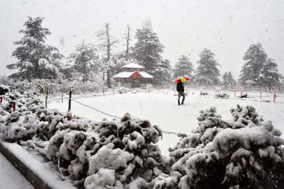 Fresh snowfall in north India