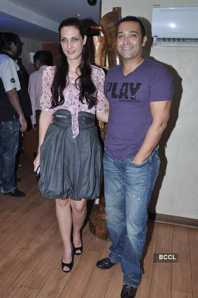 Puru Raj Kumar makes a rare apperance at the first anniversary bash of ...