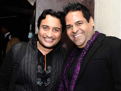 Rajdeep Ranawat and Samir Bhatia during the launch party of Lawn Bistro ...
