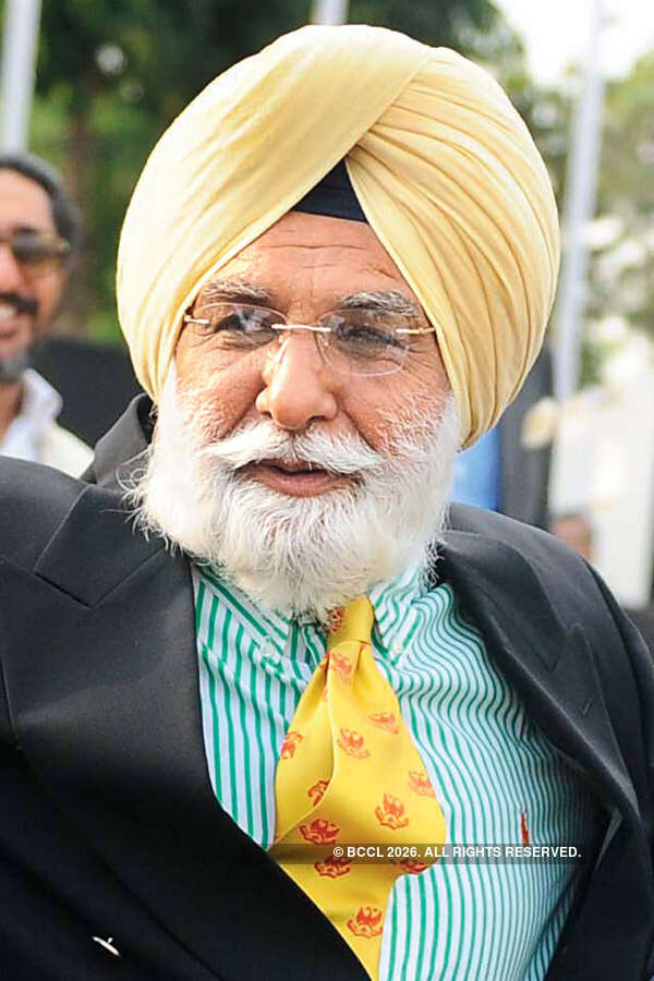 Col KS Garcha during an exhibition match between the teams Elevation ...