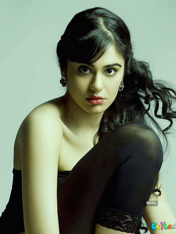 Super-sexy Adah Sharma strikes a pose during a photoshoot.