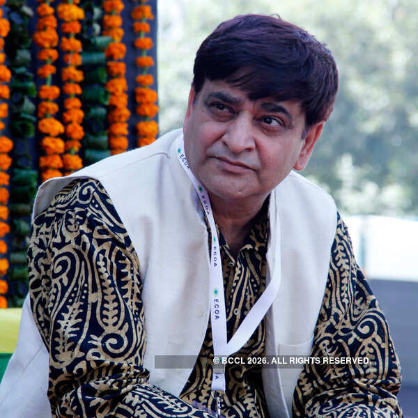 Arun Jemini during the 'Wah! Wah!' kavi goshthi, held at Parsavnath ...