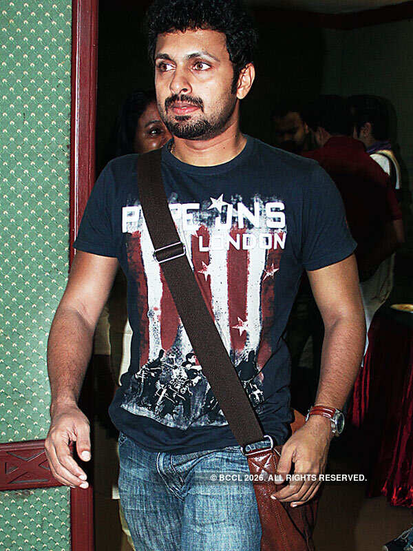 Vineeth Kumar poses during the logo release of an upcoming television ...