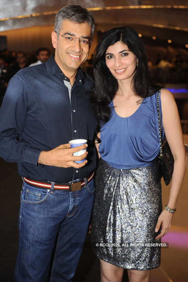 Ankur Batra and Smriti Batra during the promotion of the film 'Chashme ...