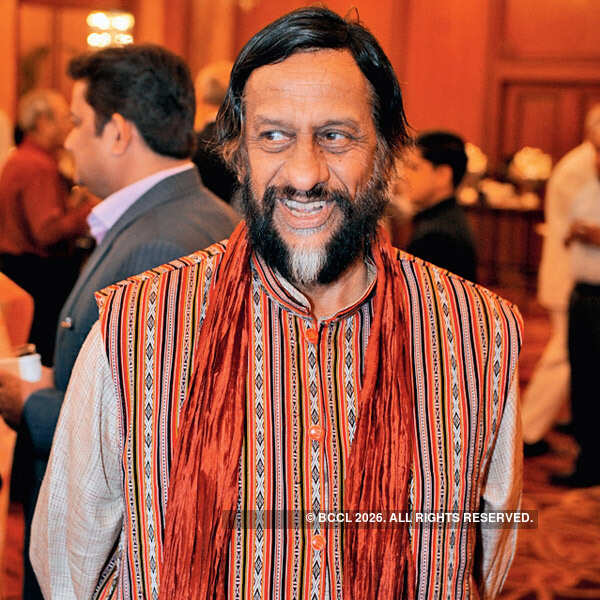 RK Pachauri during an evening hosted by Indira and T Subbarami Reddy to ...