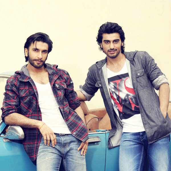 Ranveer Singh and Arjun Kapoor in a still from the movie Gunday