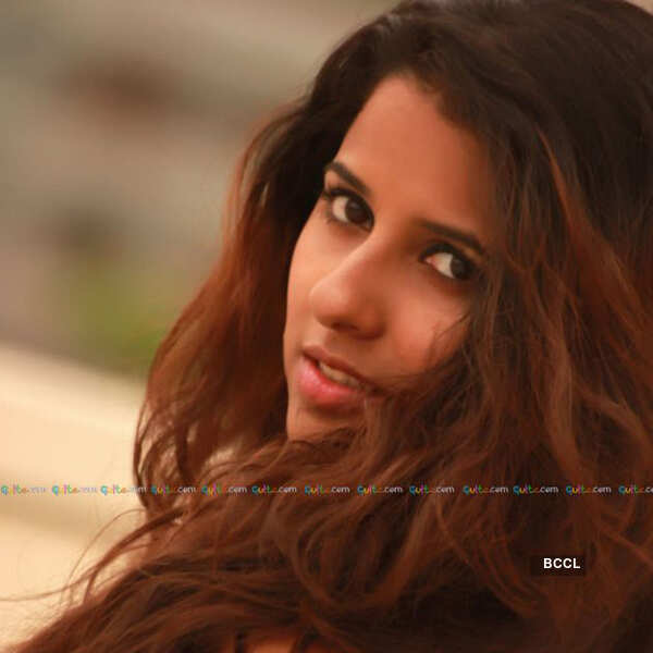 Sravya Reddy looks beautiful as she poses for the cameras during a ...