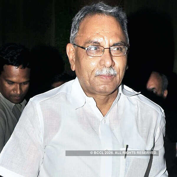 KVP arrives to attend Sujith Reddy and Spoorthy's wedding reception ...