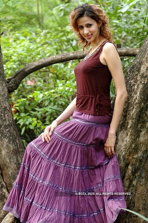 Alesia Raut goes for cool casuals during the photoshoot.