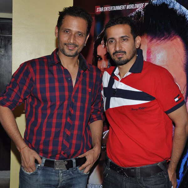Gulzar brothers, Harmeet and Manmeet during the first look unveiling of ...