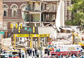 One dead in Philadelphia building collapse