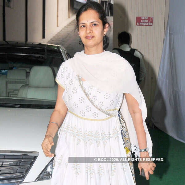 Rekha Reddy attends Shravya and Dithya's new store launch, held at ...