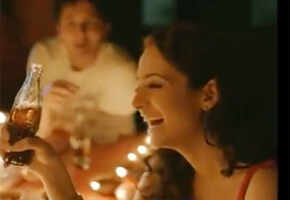 Zoya Afroz in coke ad