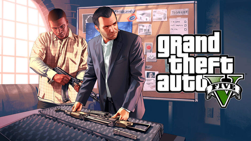 Digital version of the Grand Theft Auto V artworks released by ...