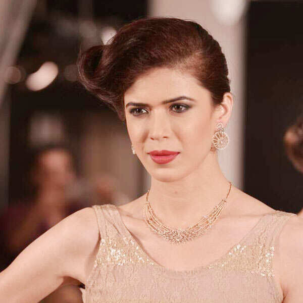 Sucheta Sharma looks radiant during the Inara fashion show, held in Mumbai