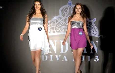 Indian Diva 2013 Delhi: Cocktail dress round